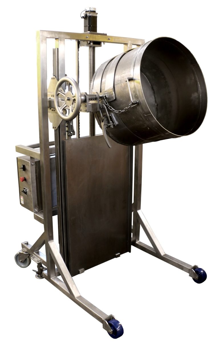 Our Work Feature Stainless Steel Mobile Lifter - Barnes Technical Products
