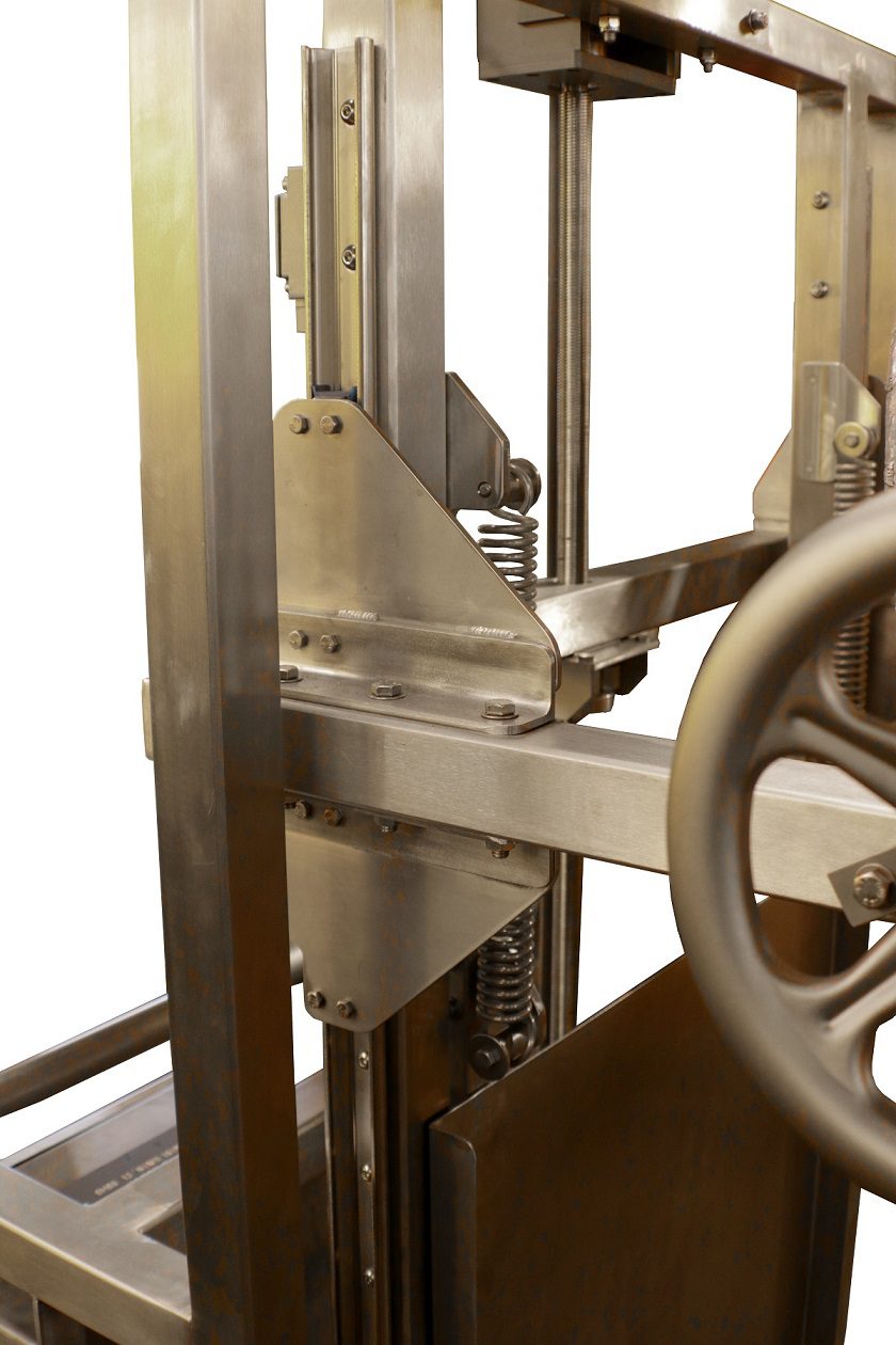 Our Work Feature Stainless Steel Mobile Lifter - Barnes Technical Products
